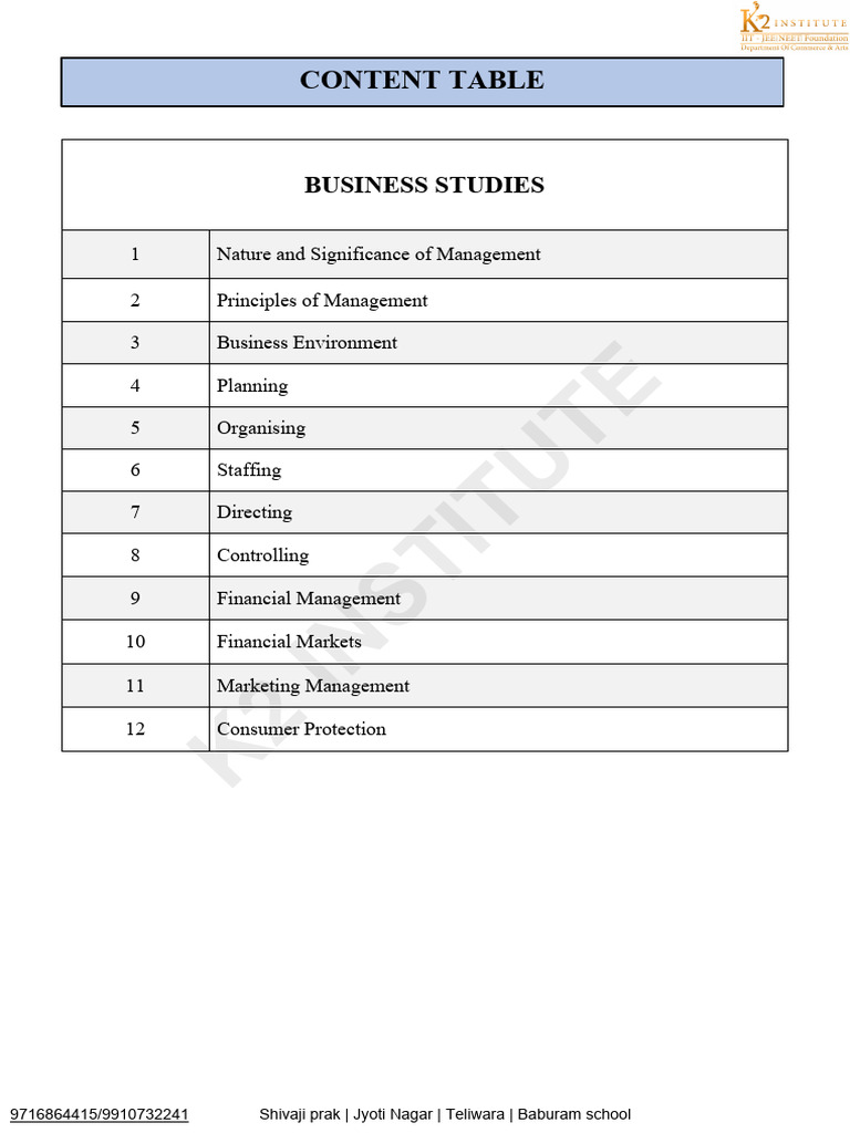 Business Studies | PDF | Goal | Incentive