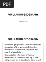 Geography Grade 10 Term 3 | PDF | Human Migration | Economic Growth