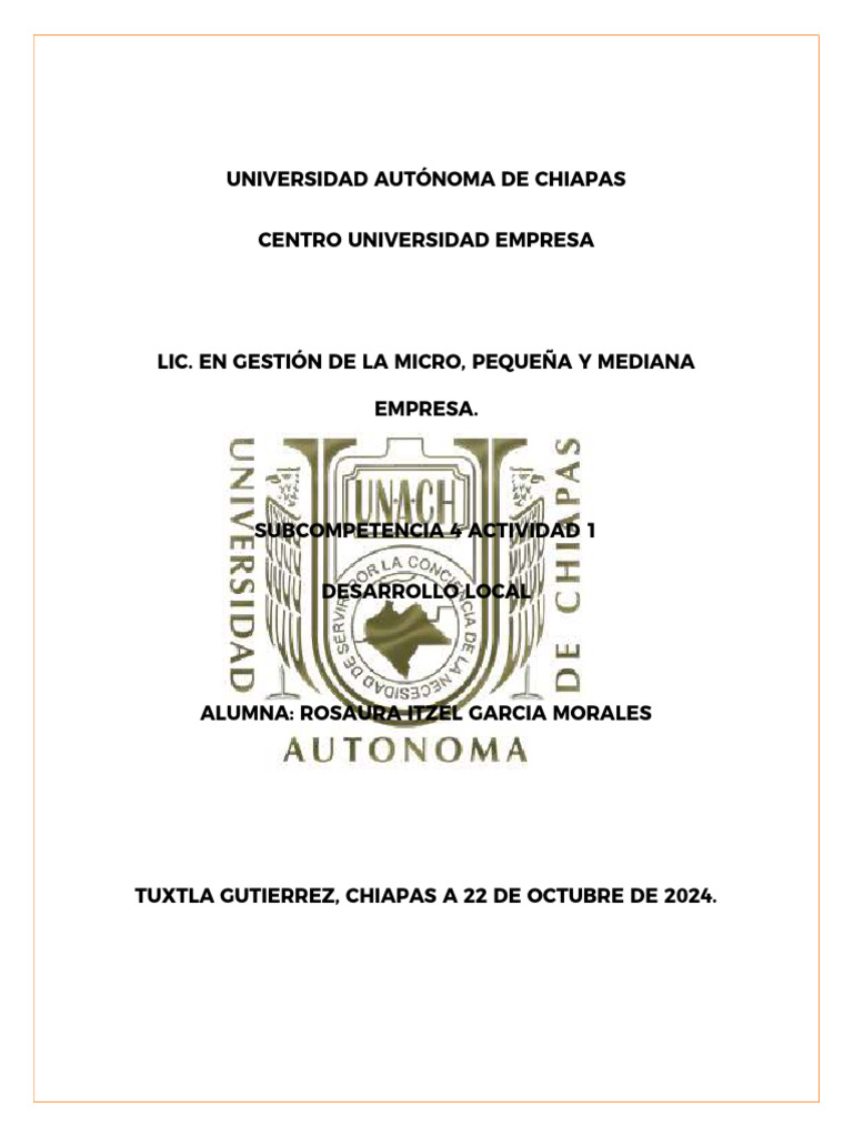 Desarrollo Local Sub4 Act 1 | PDF | Contaminación | Saneamiento