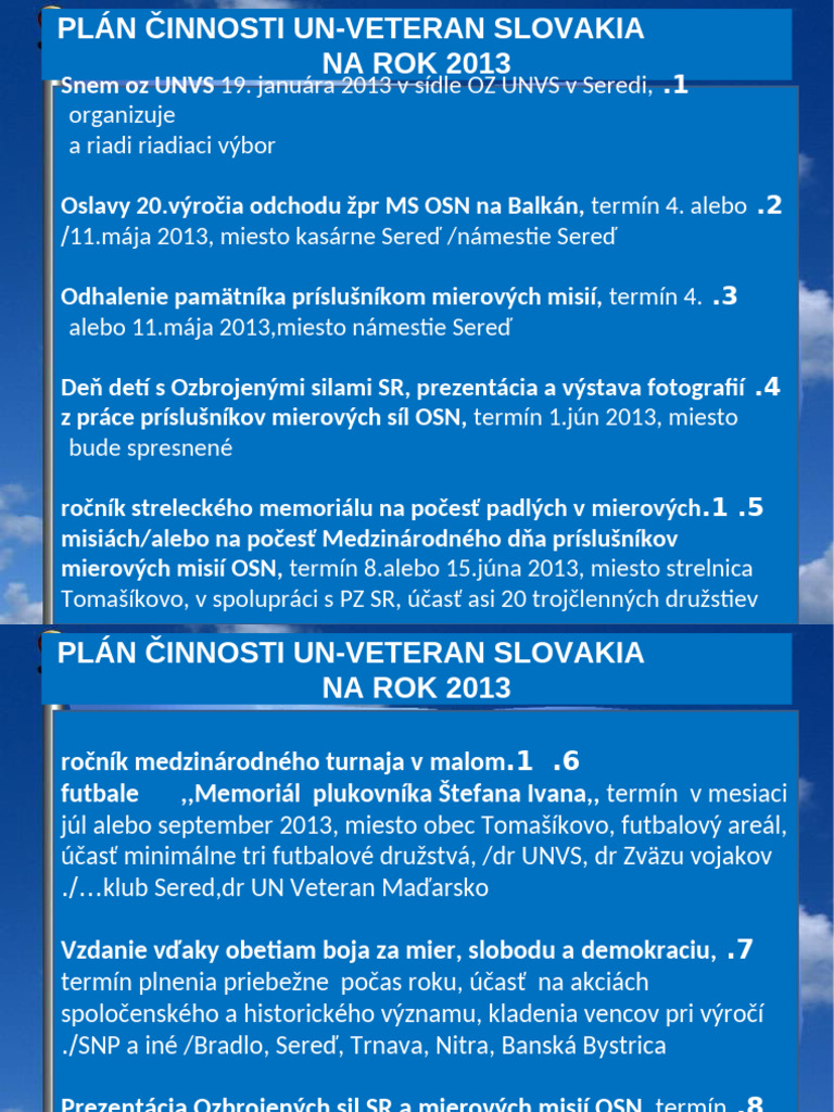 Un Plan 2013 | PDF