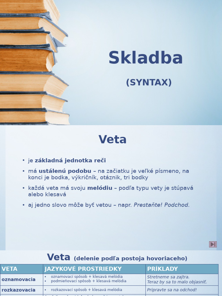 T9 - Syntax, Opakovanie | PDF