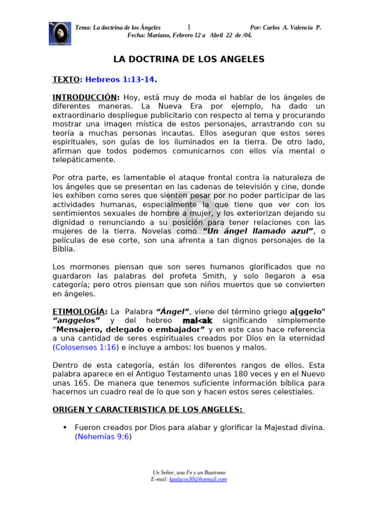 La Doctrina de Los Angeles | PDF