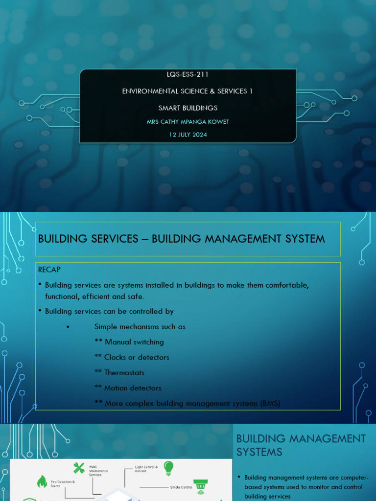 Sem 2 Sessions 3 & 4 17 Jul 2024 | PDF | Internet Of Things | Building ...
