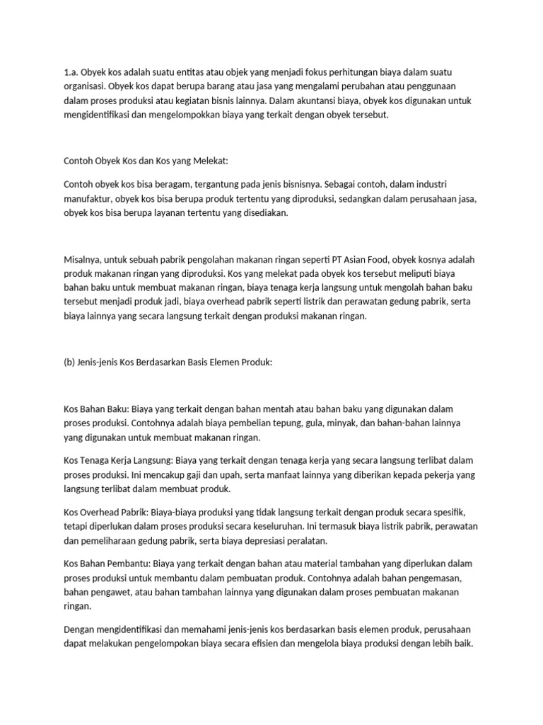 1.a. Obyek kos-WPS Office | PDF