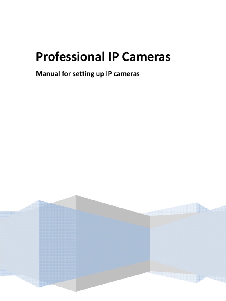 IPcam Setup | PDF | Ip Address | Port (Computer Networking)