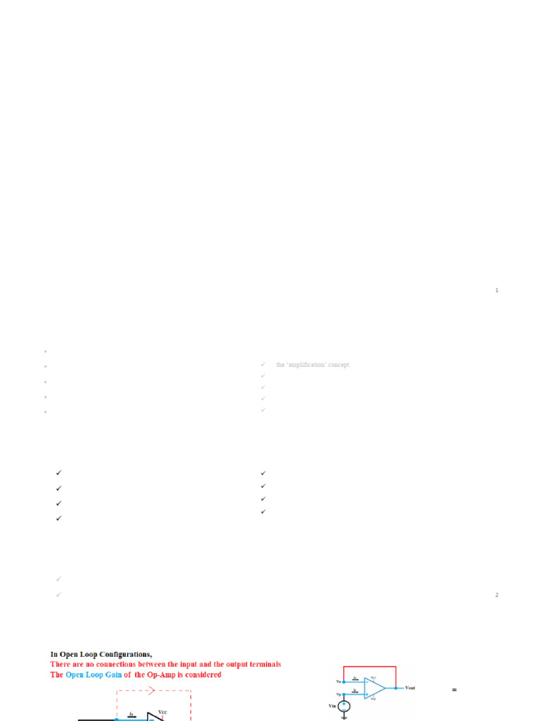 Lecture Notes 3 | PDF | Operational Amplifier | Amplifier