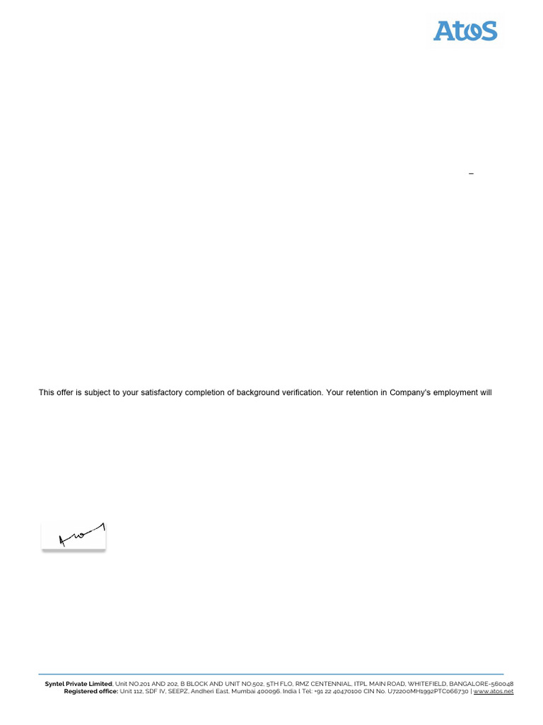 Offer Letter-Monisha K | PDF | Taxes | Economies