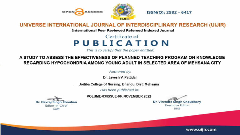 Dr. Jayesh V. Pattidar | PDF