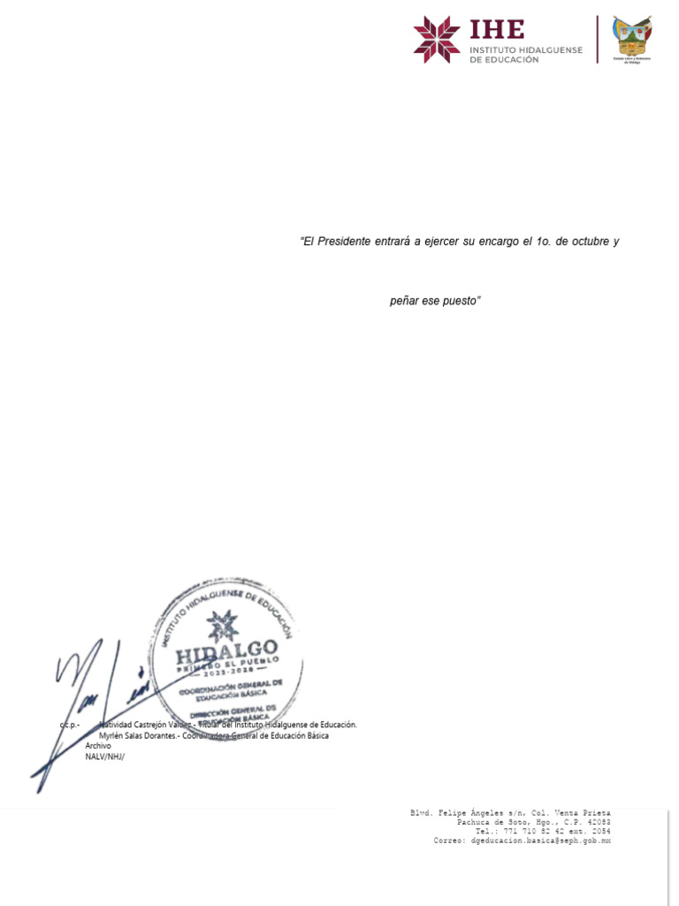 Circular Comunicado - F | PDF | Gobierno