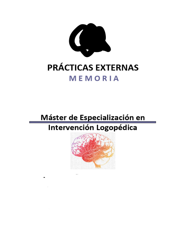 Memoria de Prácticas en Logopedia | PDF | Aprendizaje | Espectro autista