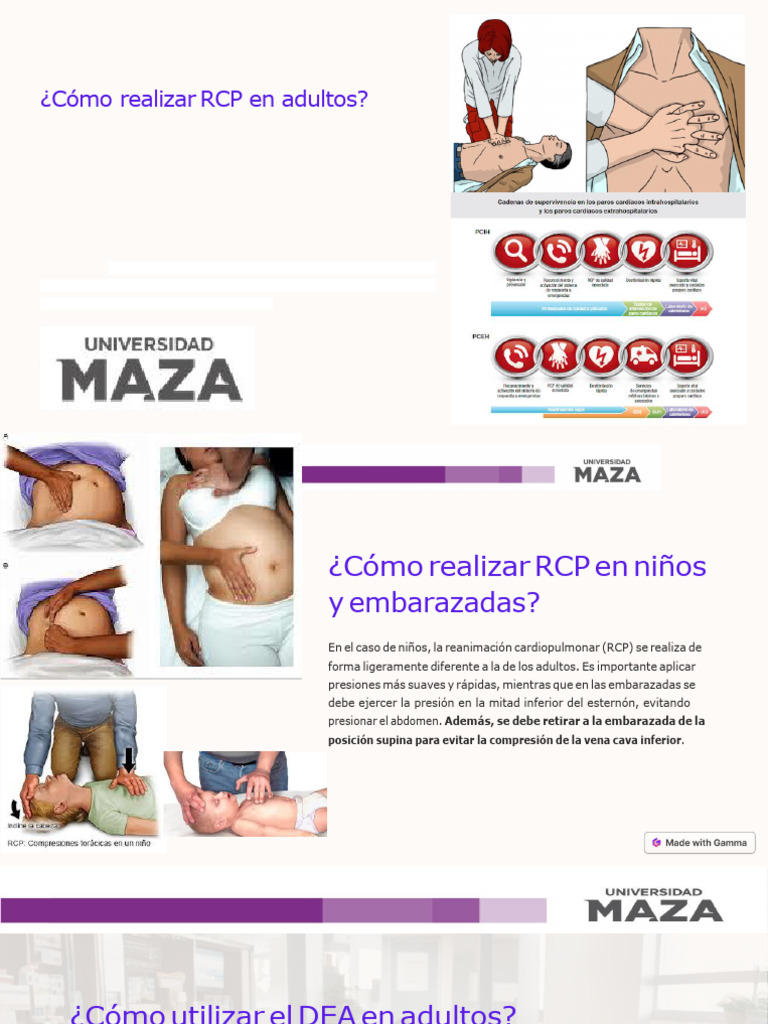 Como-realizar-RCP-en-adultos - UMaza | PDF | Reanimación cardiopulmonar ...