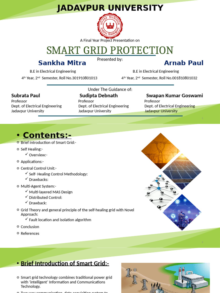 Smart Grid Protection | PDF | Electrical Grid | Electrical Engineering