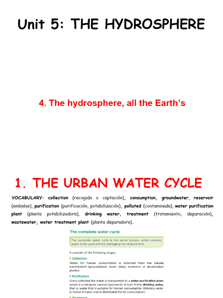 unit-5.-the-hydrosphere-20192020-4 | PDF | Water | Water Pollution