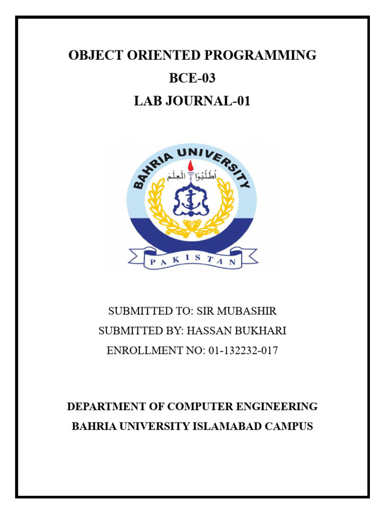 OBJECT ORIENTED PROGRAMMING | PDF | Class (Computer Programming ... OBJECT ORIENTED PROGRAMMING | PDF | Class (Computer Programming ...