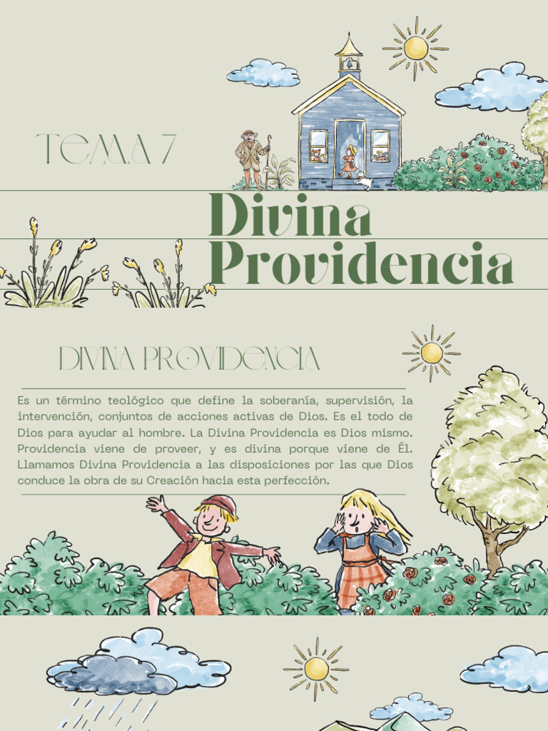 Tema 7 Divina Providencia | PDF