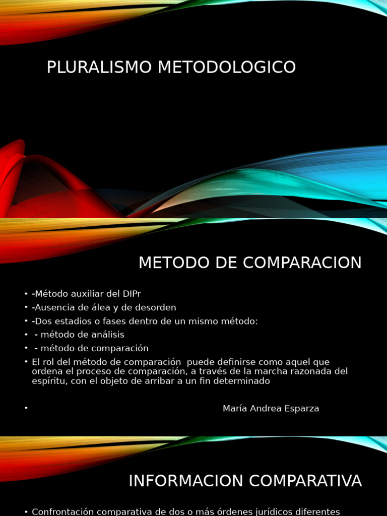 PLURALISMO METODOLOGICO Power Point | PDF | Justicia | Crimen y violencia