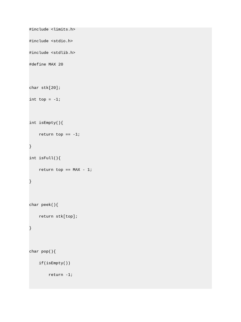 #Include #Include #Include #Define MAX 20 | PDF