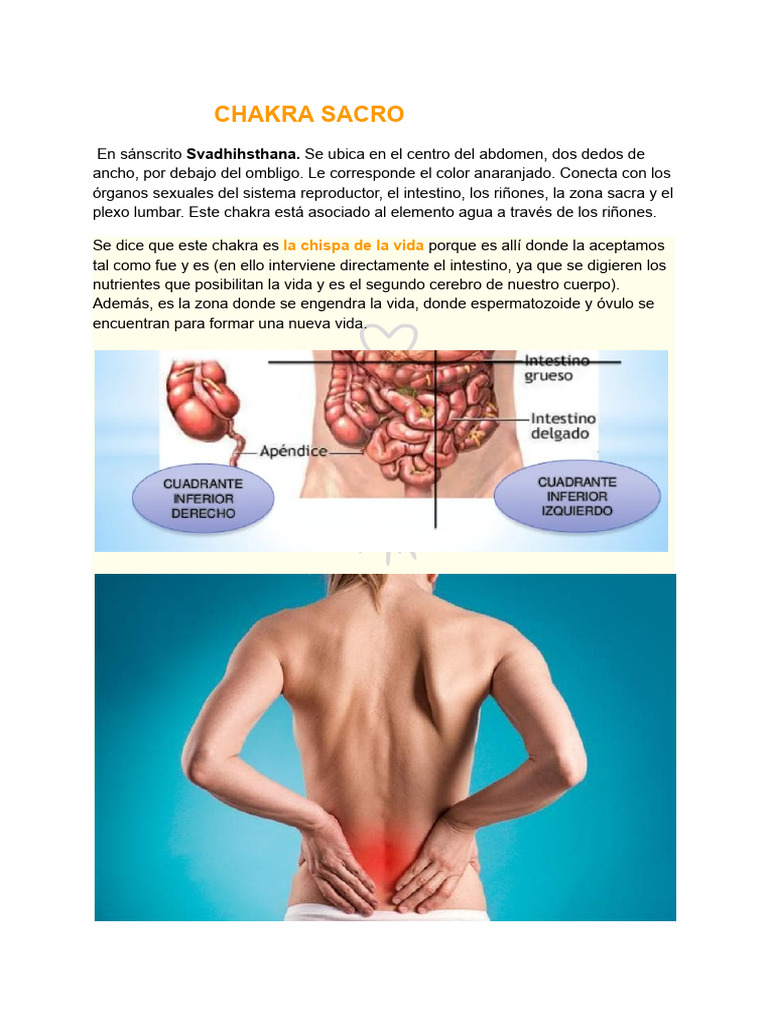 Chakra Sacro: Equilibrio y Energía Vital | PDF