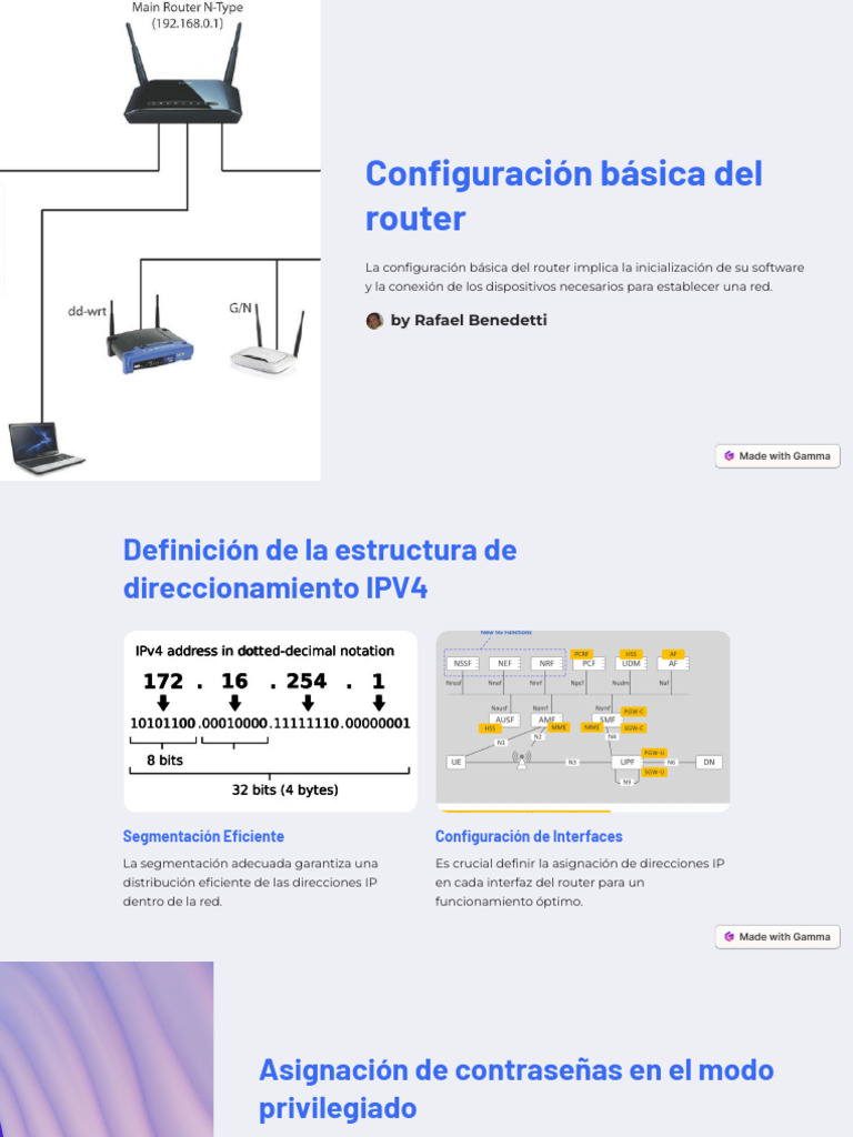 Configuracion Basica Del Router | PDF | Enrutador (Computación) | Calidad de servicio
