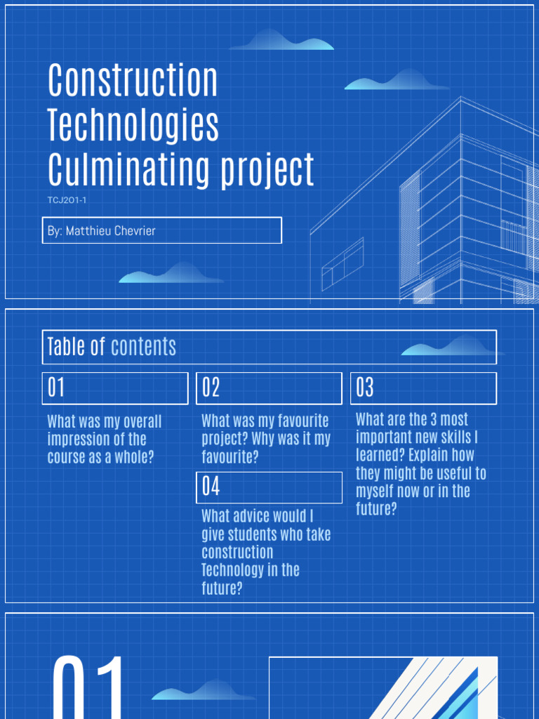 Construction Tech Culminating Project | PDF