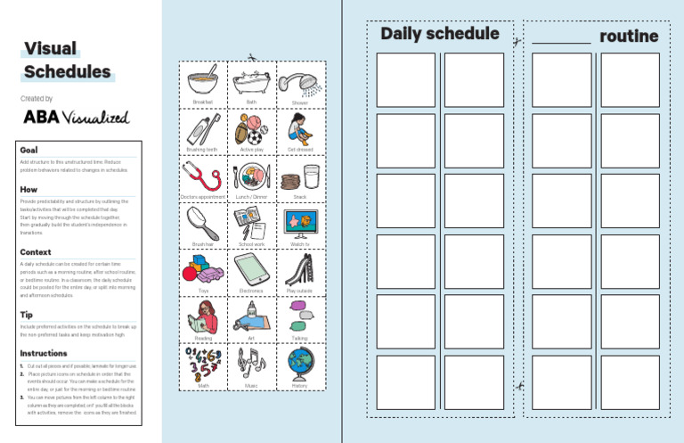 Visual Schedule | PDF