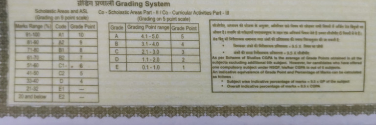 Grading System Overview and Scale | PDF