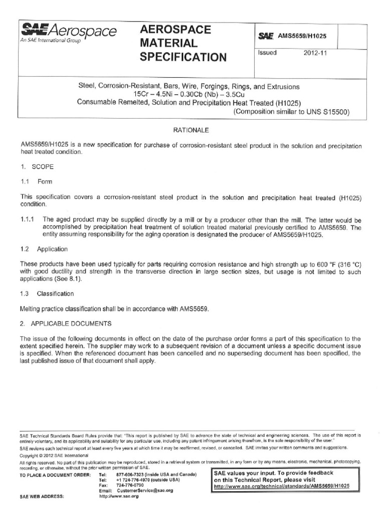 Ams 5659-H1025 Rev M | PDF