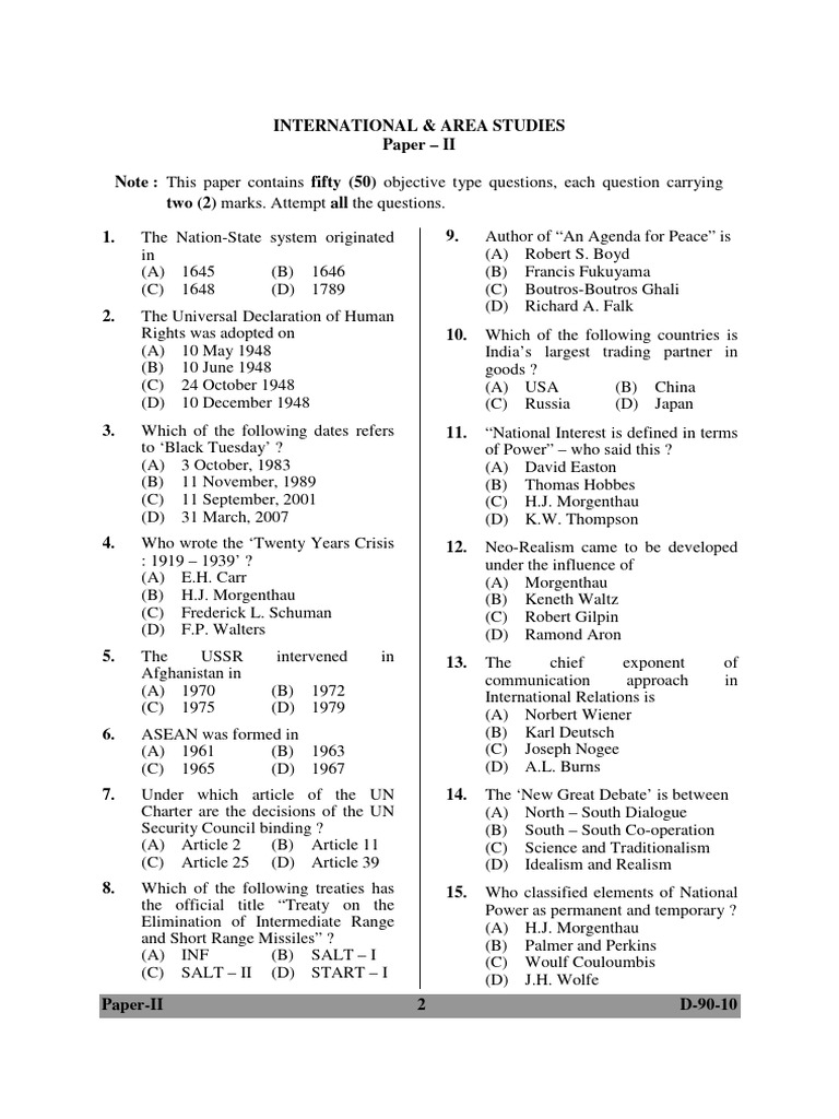 INTERNATIONAL & AREA STUDIES | PDF | Morality | Philosophical Realism