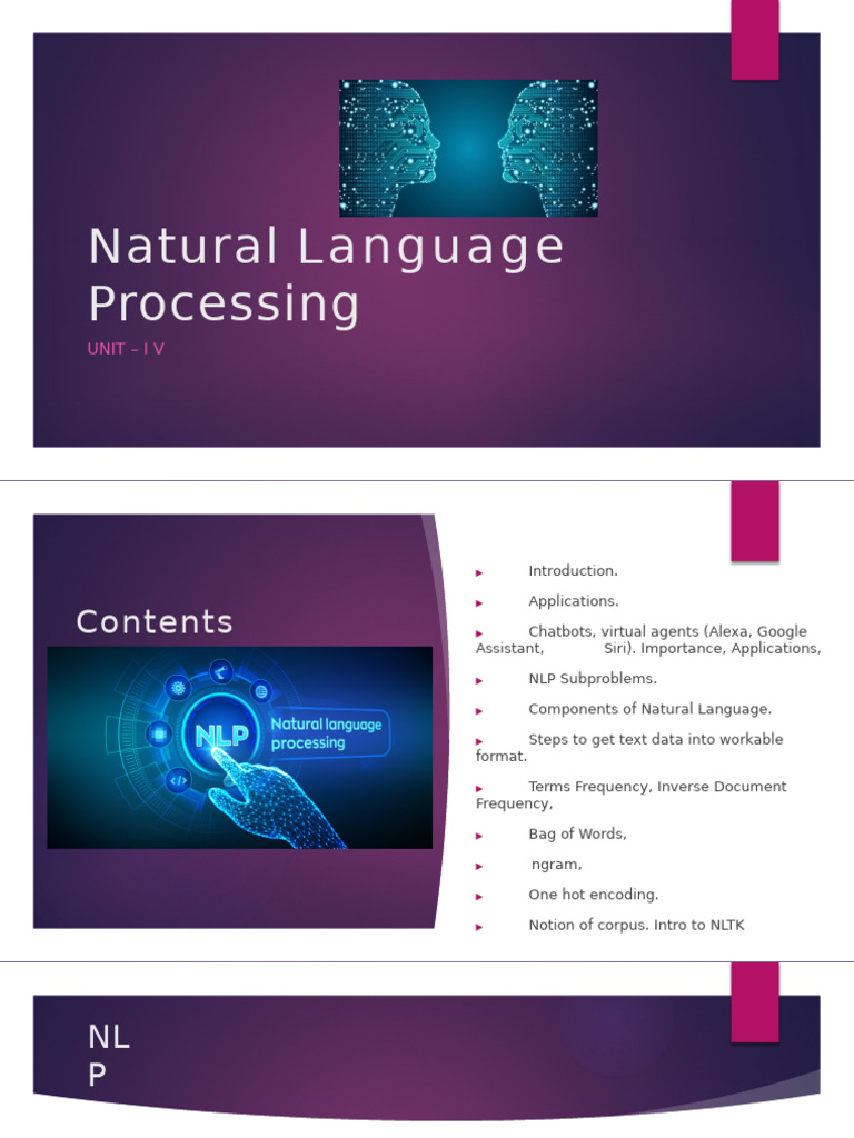 NLP Lecture Slides - Part 1 | PDF | Speech Recognition | Linguistics