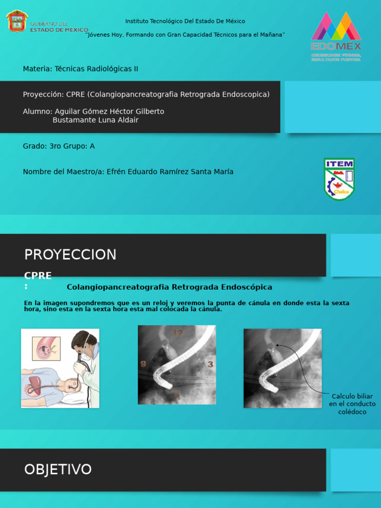 CPRE: Diagnóstico y Procedimiento Técnico | PDF | Sistema digestivo | Gastroenterología