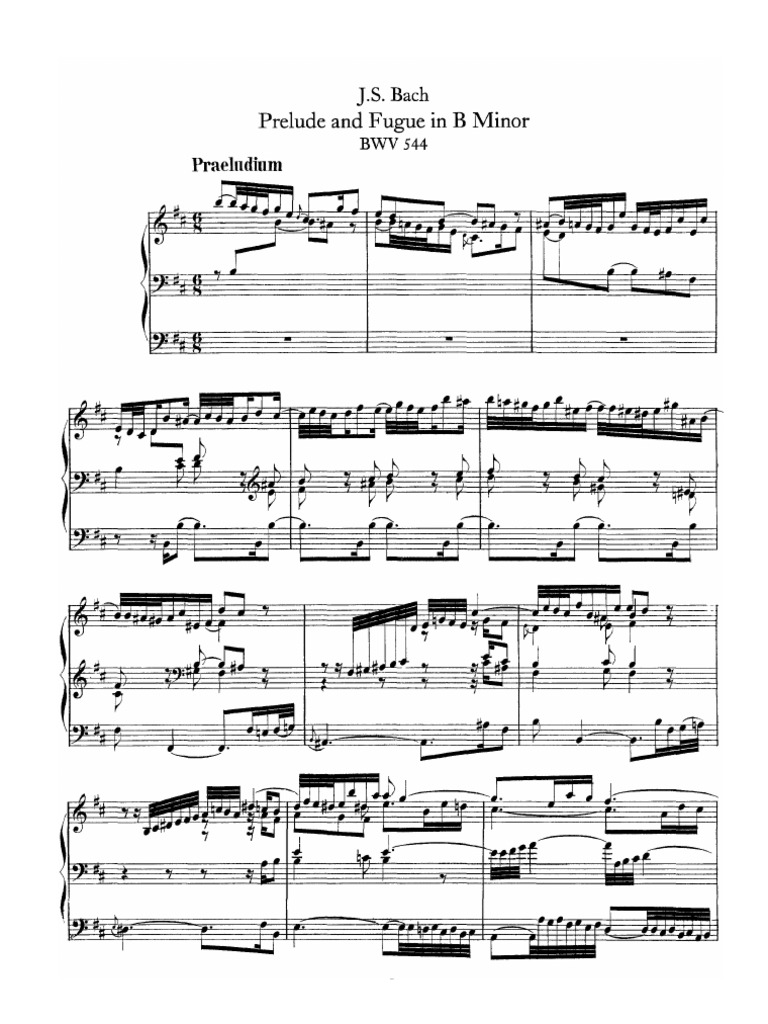 BWV 544 | PDF
