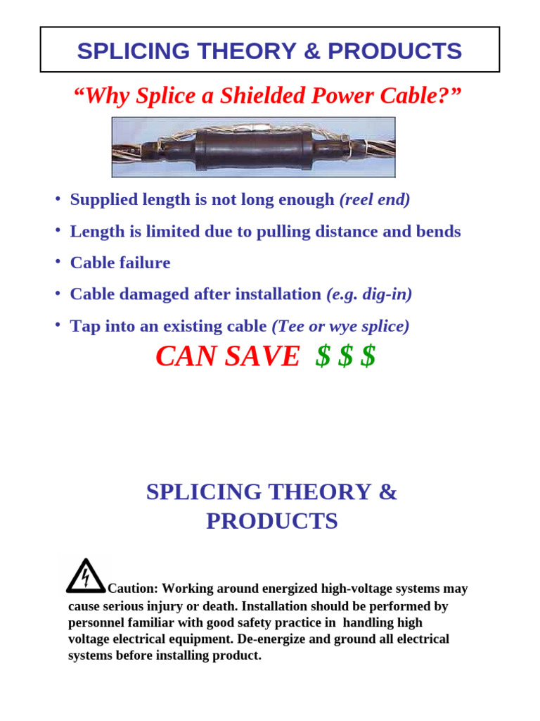 Splicing Theory Products Pdf Electrical Connector Insulator
