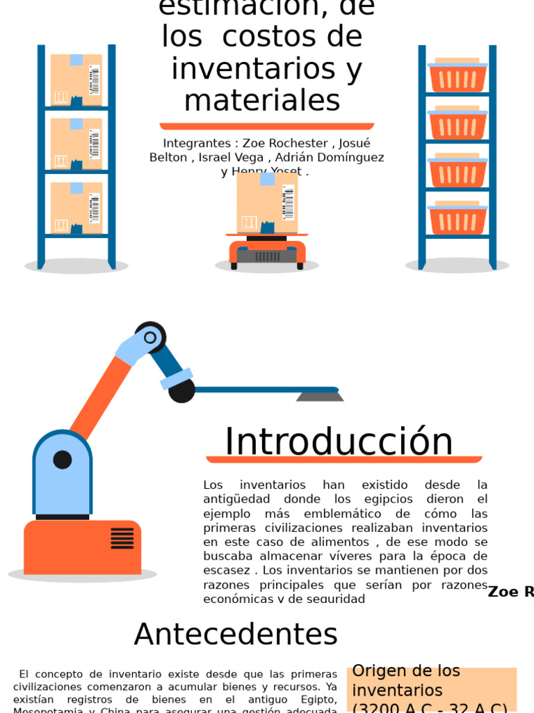 Presentacion - en - Equipo Inventario | PDF | Lean Manufacturing | Economias