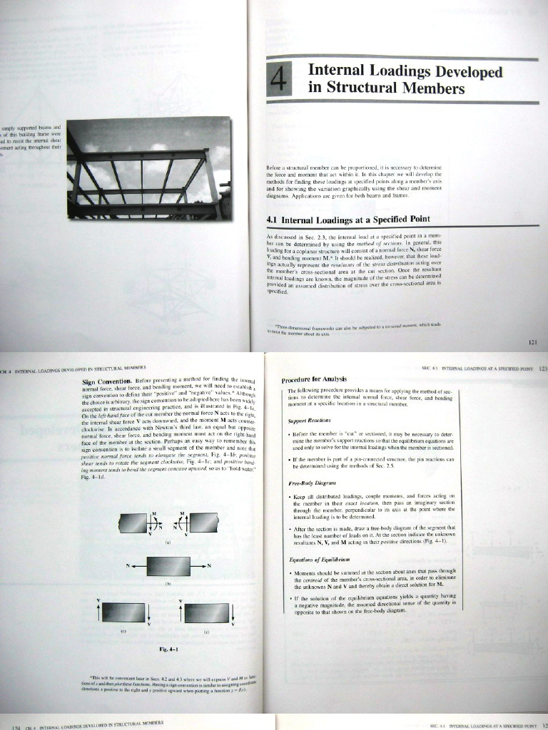 Chap 4 (Internal Loading) | PDF