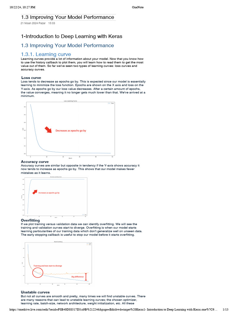 Keras1 - 1.3 Improving Your Model Performance | PDF | Artificial Neural Network | Cross ...