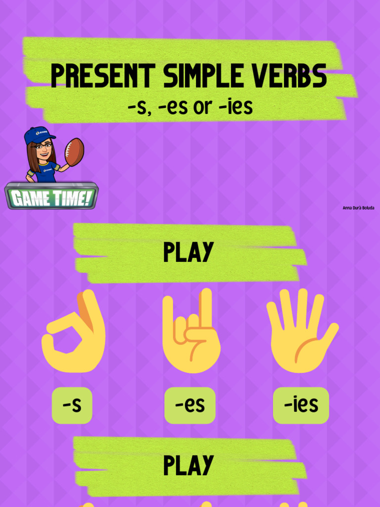 Present Simple Verbs | PDF