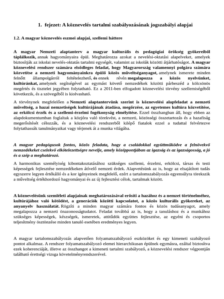 NAT Tananyag 1-Rész | PDF