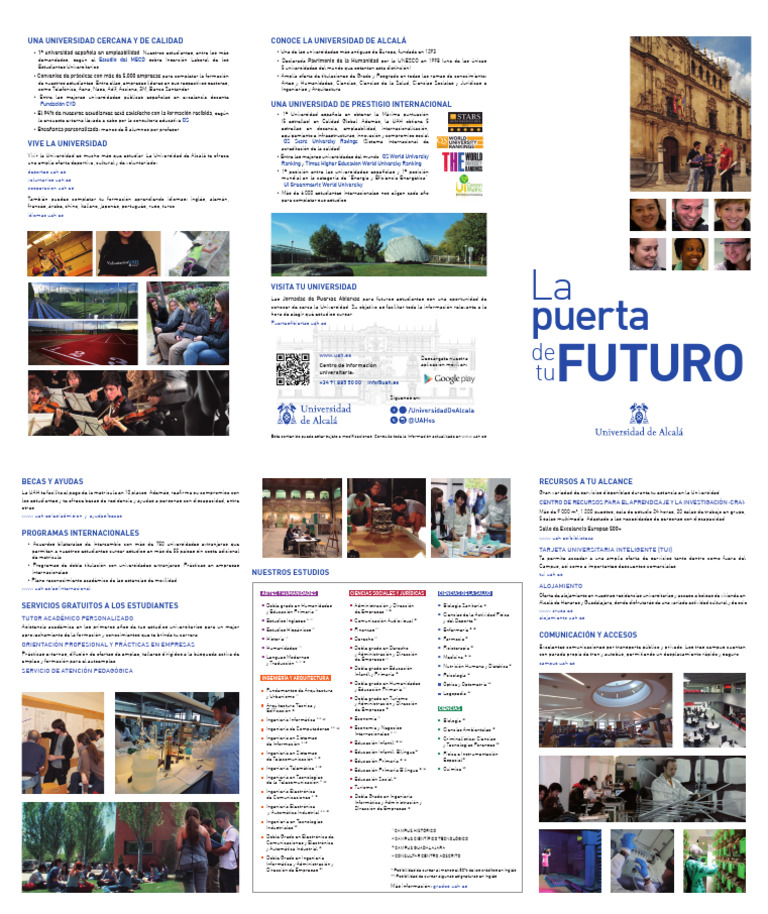 Descubre la Universidad de Alcalá | PDF | Ingeniería | Informática