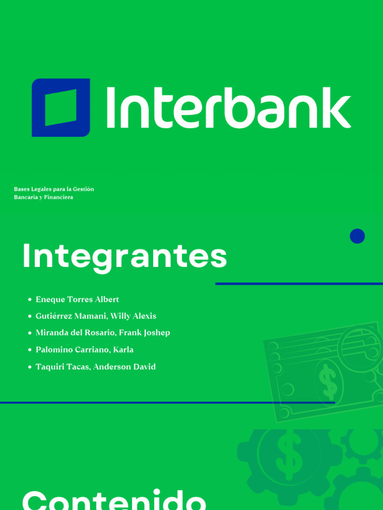 Gestión Bancaria y Financiera en Interbank | PDF | Bancos | Tarjeta de ...