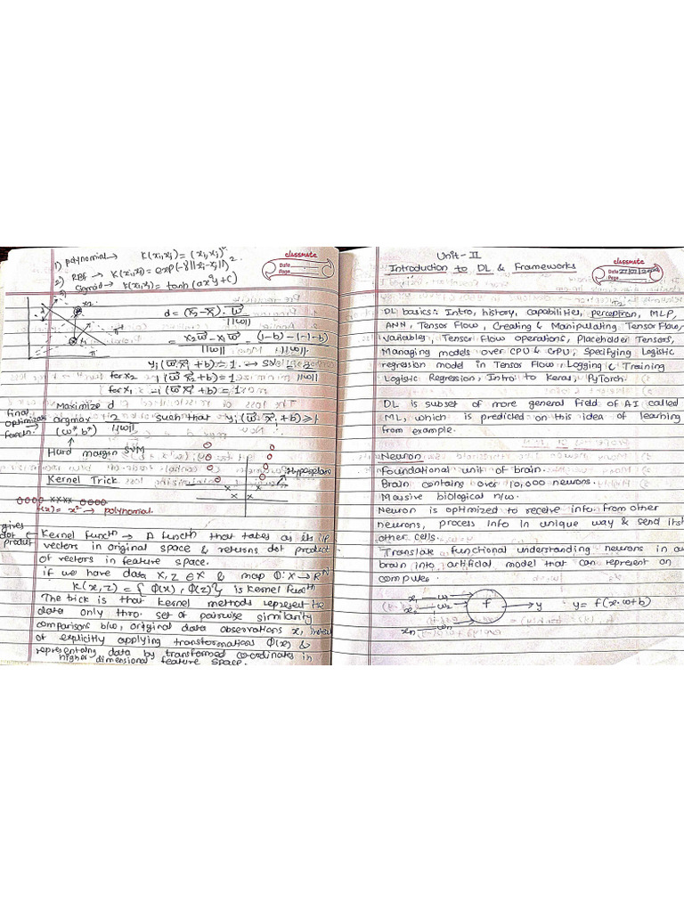 Unit 2 Deep Learning Notes | PDF