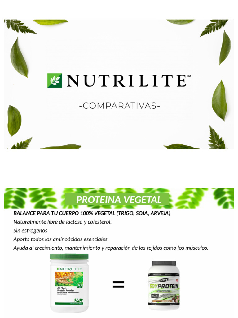 Comparativa Nutrilite Gri | PDF