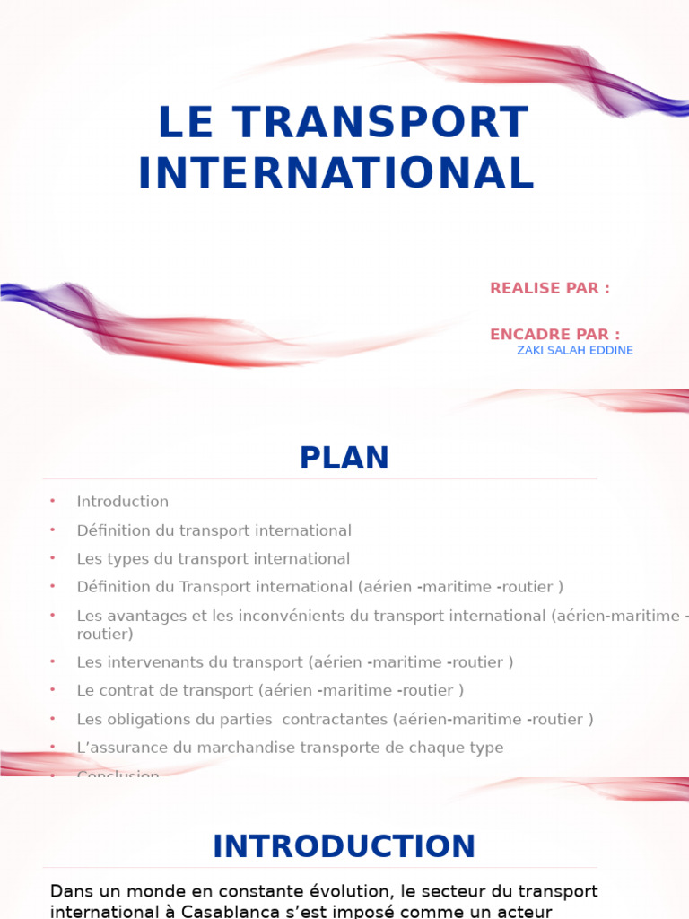 Le Transport Inter | PDF | Transport