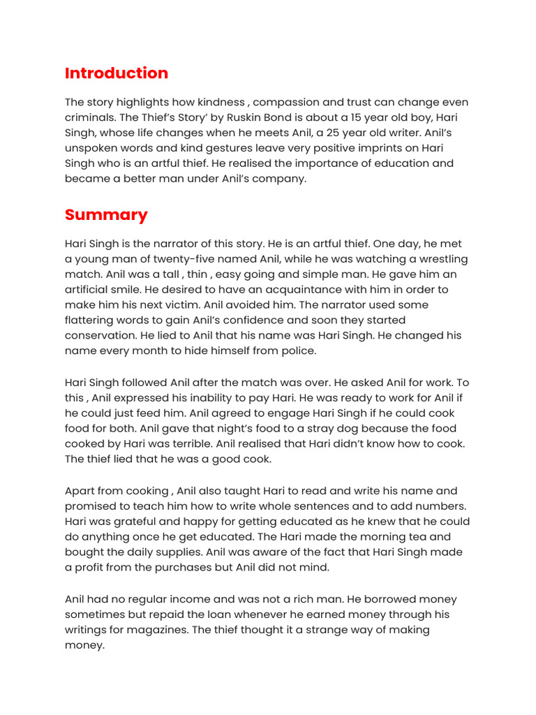 Chapter 2 Thiefs Story | PDF | Theft