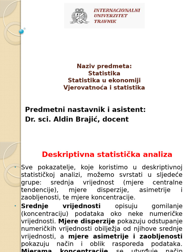 Statistika 3 156343 | PDF