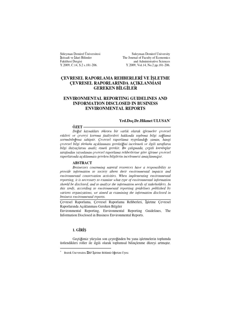 __EVRESEL RAPORLAMA REHBERLER__ VE ____LETME __EVRESEL RAPORLARINDA A__IKLANMASI GEREKEN B__LG ...
