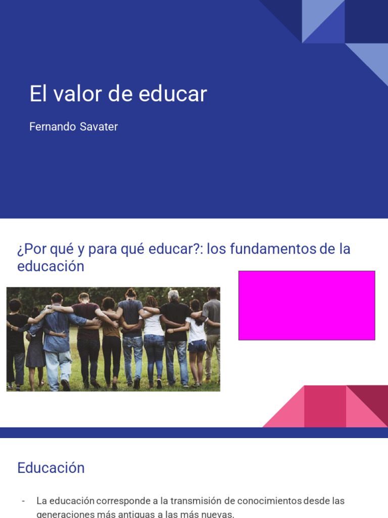 El Valor de Educar | PDF | Humano | Aprendizaje