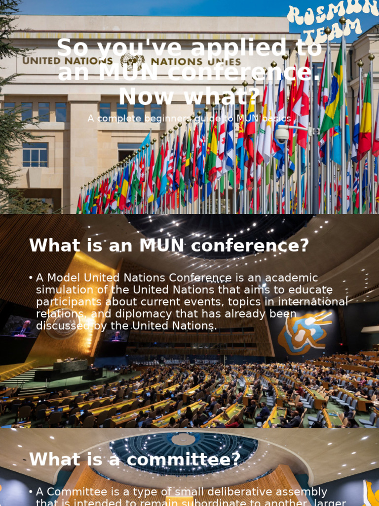 Beginners Guide To MUN Basics | PDF | Committee | United Nations ...