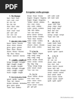 Irregular Verbs Rap Song | PDF