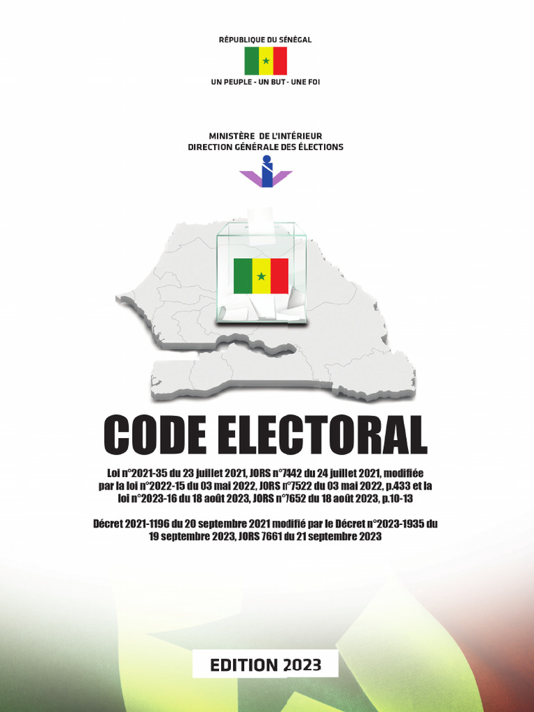 Code Electoral 2023 | PDF