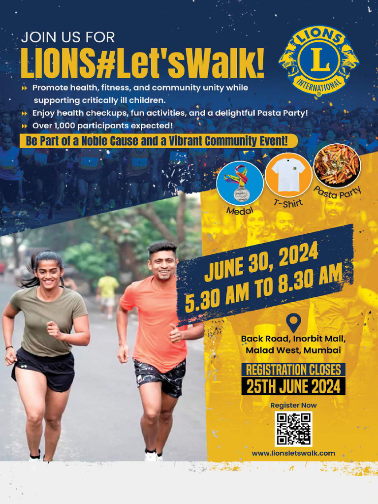 LIONS#Let'sWalk Poster | PDF
